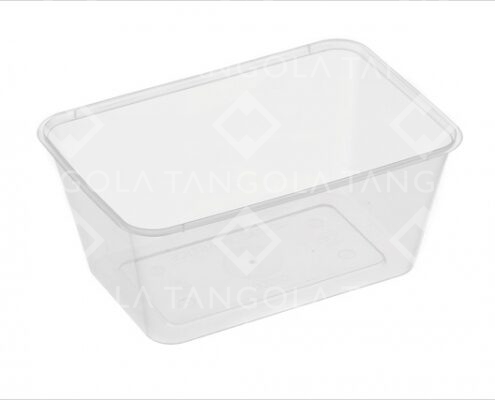 Take Away Container 'Rectangular' 1000ml Base Only (500 Each) - Tangola ...