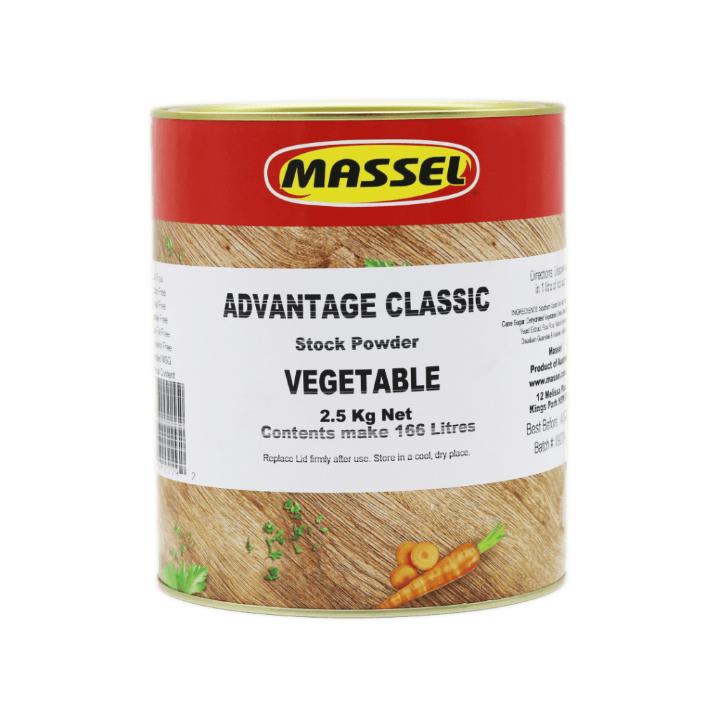 VEGETABLE STOCK 'Massel' 2.5kg (4) - Tangola Pty Ltd