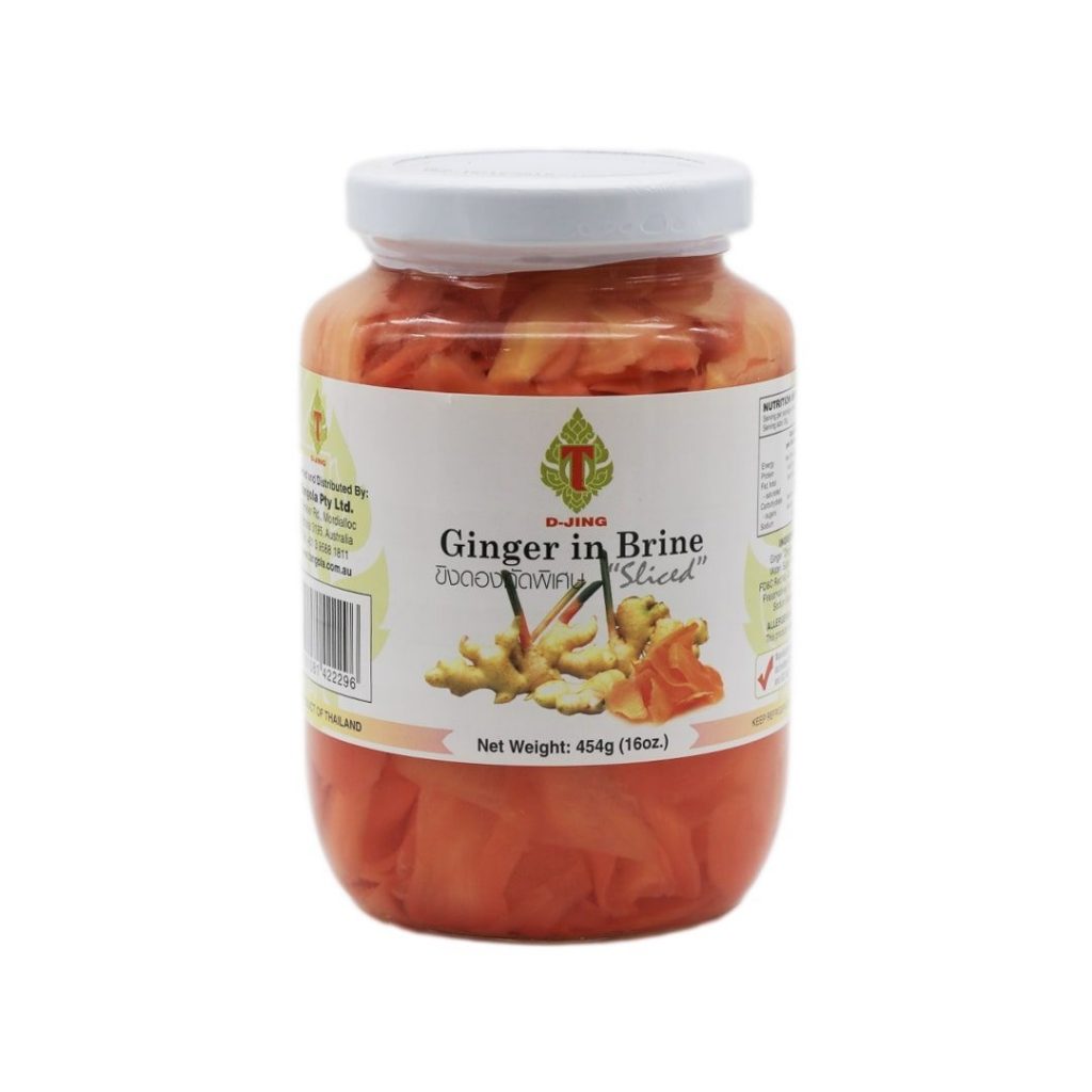 Ginger Pickled Slice (Pink) 'D-Jing' 454g - Tangola Pty Ltd